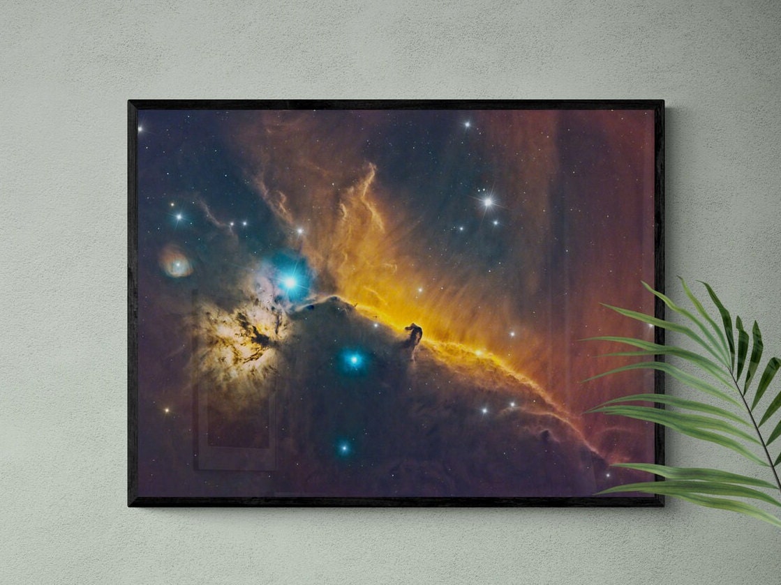 The Horsehead Nebula Space Poster, Original Astronomy Photography Print ...