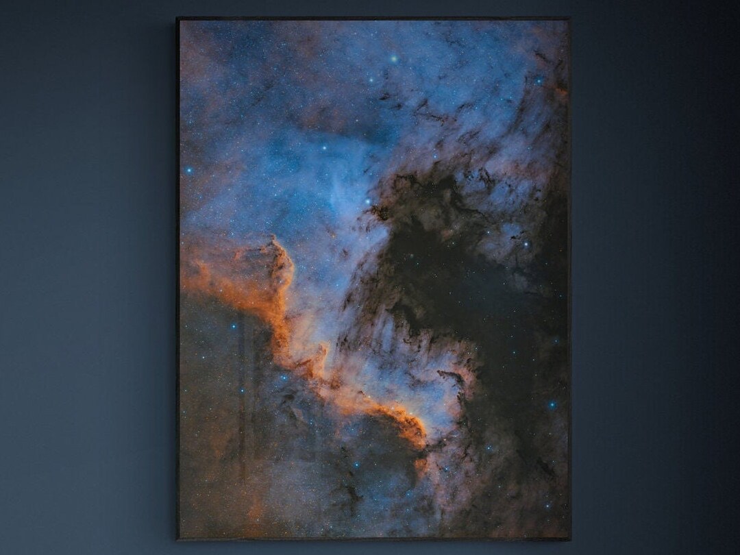 Original Space Poster, Astronomy Photography Giclée Print, the Cygnus ...