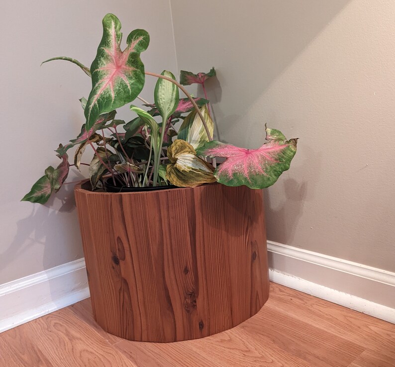 Indoor Cedar Corner Planter Box Flower Box - Etsy