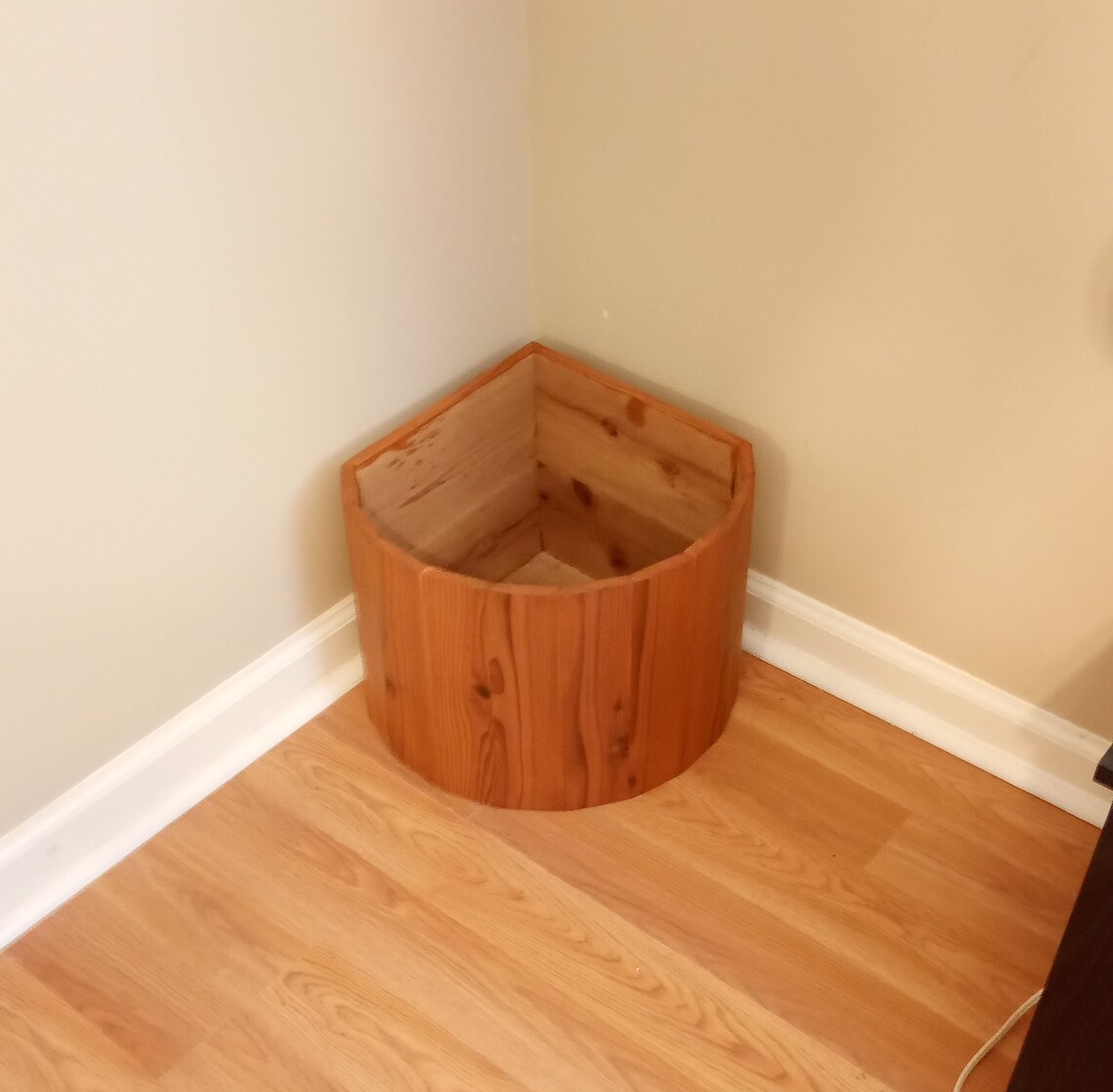Indoor Cedar Corner Planter Box Flower Box - Etsy