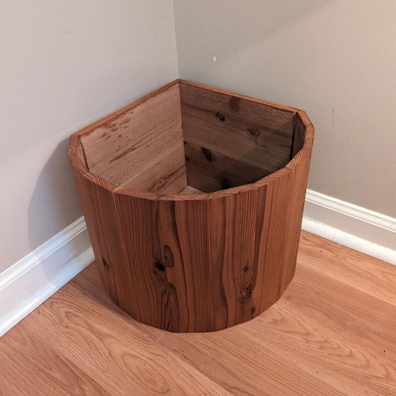 Indoor Cedar Corner Planter Box, Flower Box - Etsy