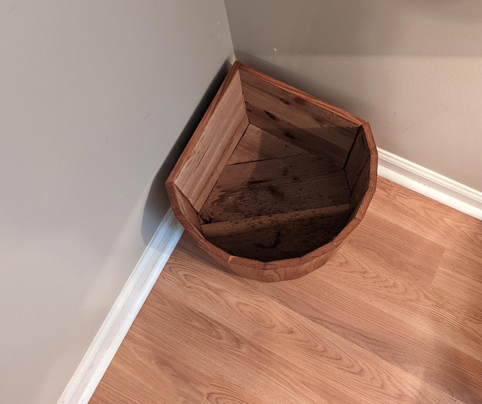 Indoor Cedar Corner Planter Box Flower Box - Etsy