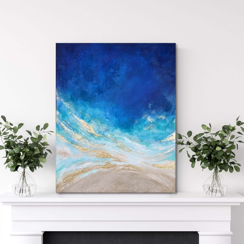 Navy Blue Turquoise - Etsy