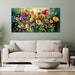 Green Painting Colorful Meadow Abstract Painting Floral Wall Art ...
