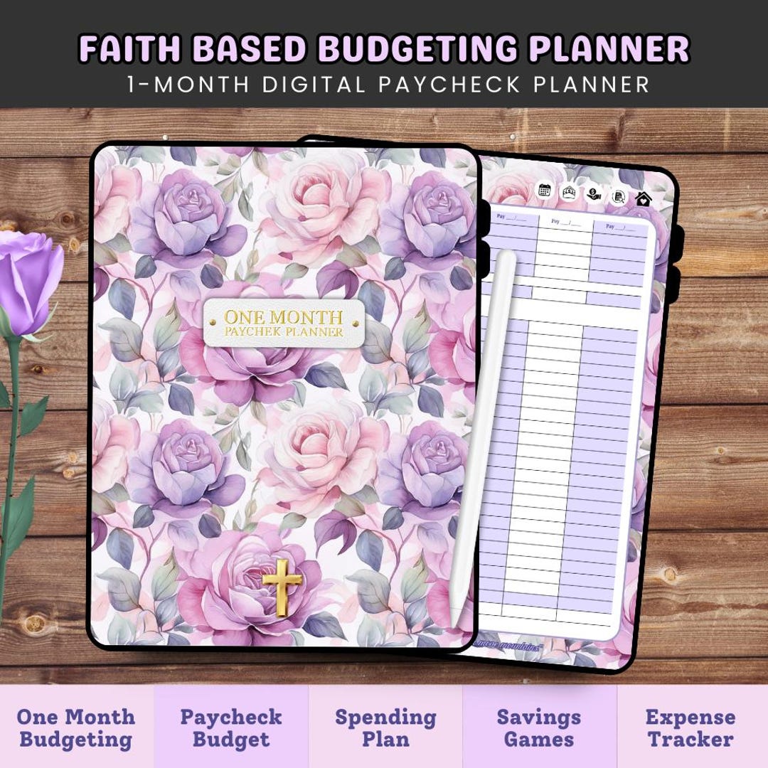 PAYCHECK BUDGETING BINDER Digital Planner | Cash Stuffing Planner ...