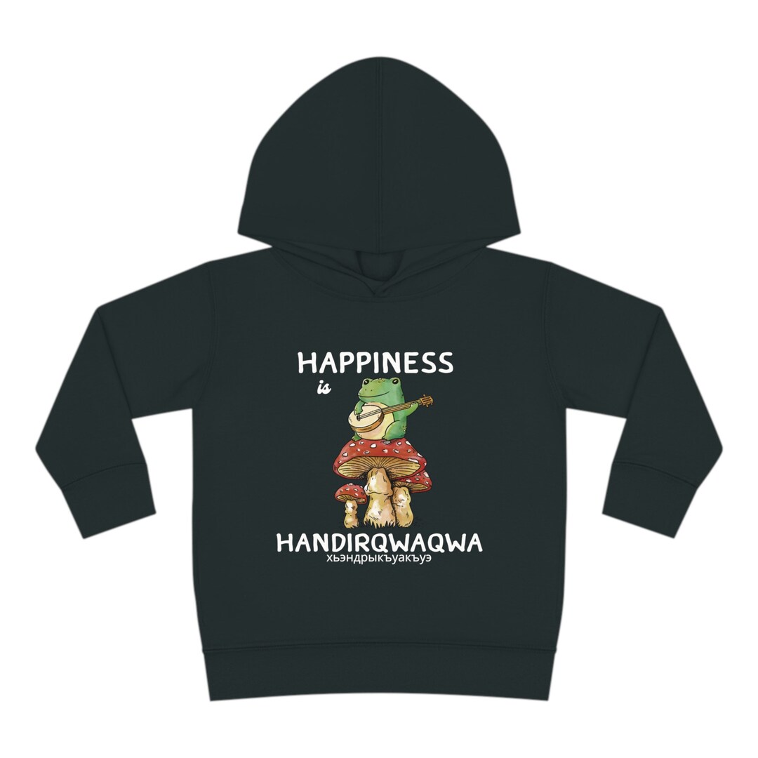 Happiness is Handirqwaqwa Toddler Pullover Fleece Hoodie Adigha ...
