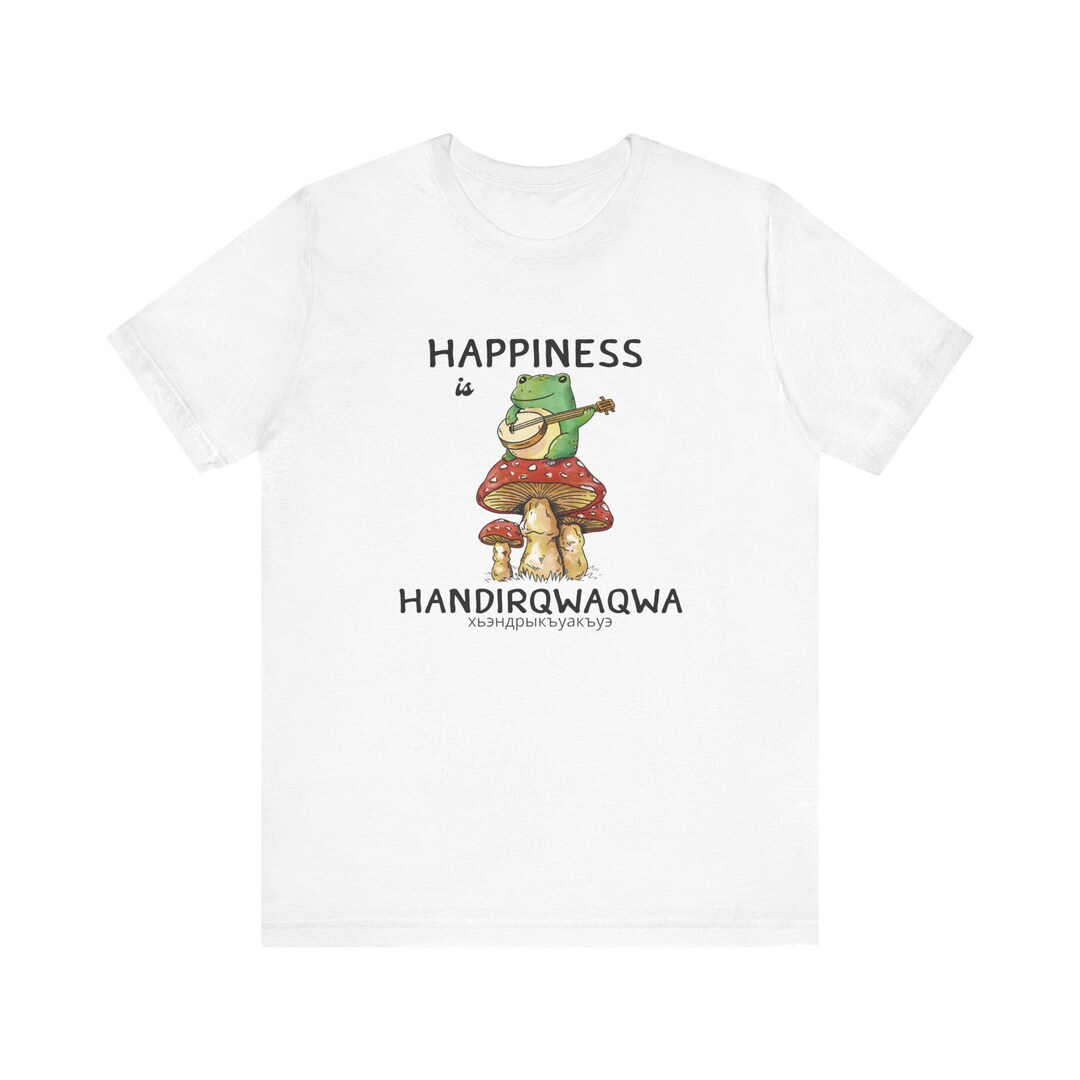 Happiness is Handirqwaqwa Adult Unisex Jersey Short Sleeve Tee Adigha ...