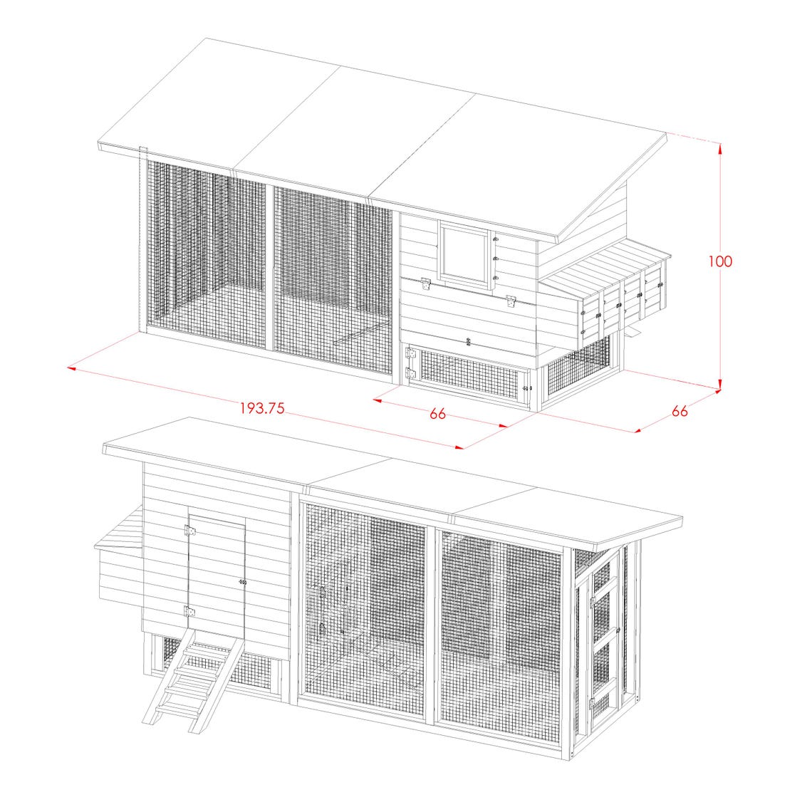 Easy Chicken Coop Building Plan,quick Chicken Coop Blueprint,simple ...