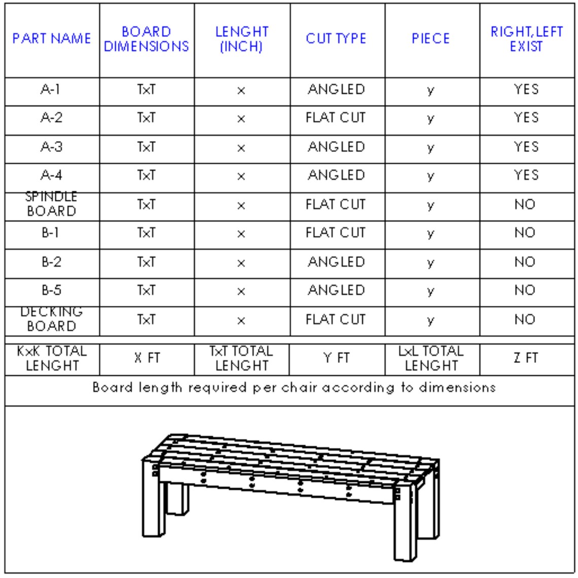 DIY Bench Plan, Wood Bench Plan, Outdoor Bench Plan, Garden Bench Plan ...
