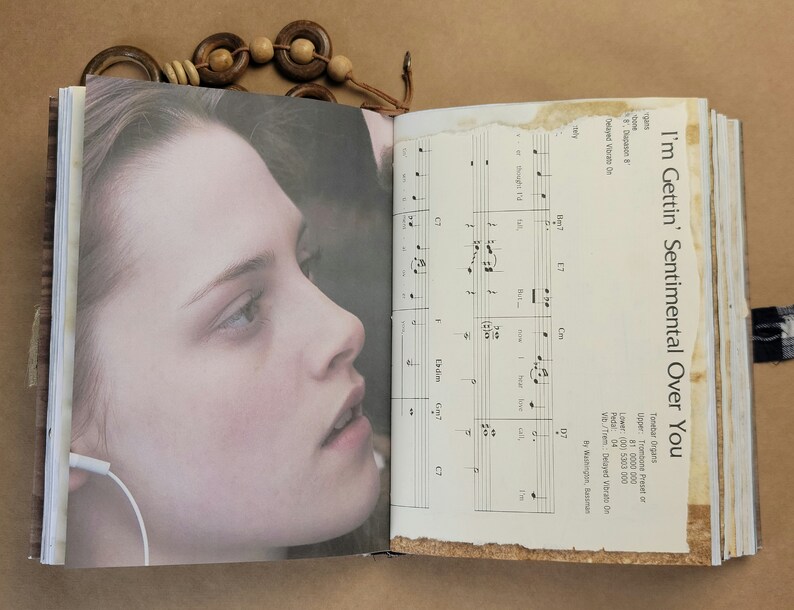 Twilight Themed Writing Journal Junk Journal Edward Bella - Etsy