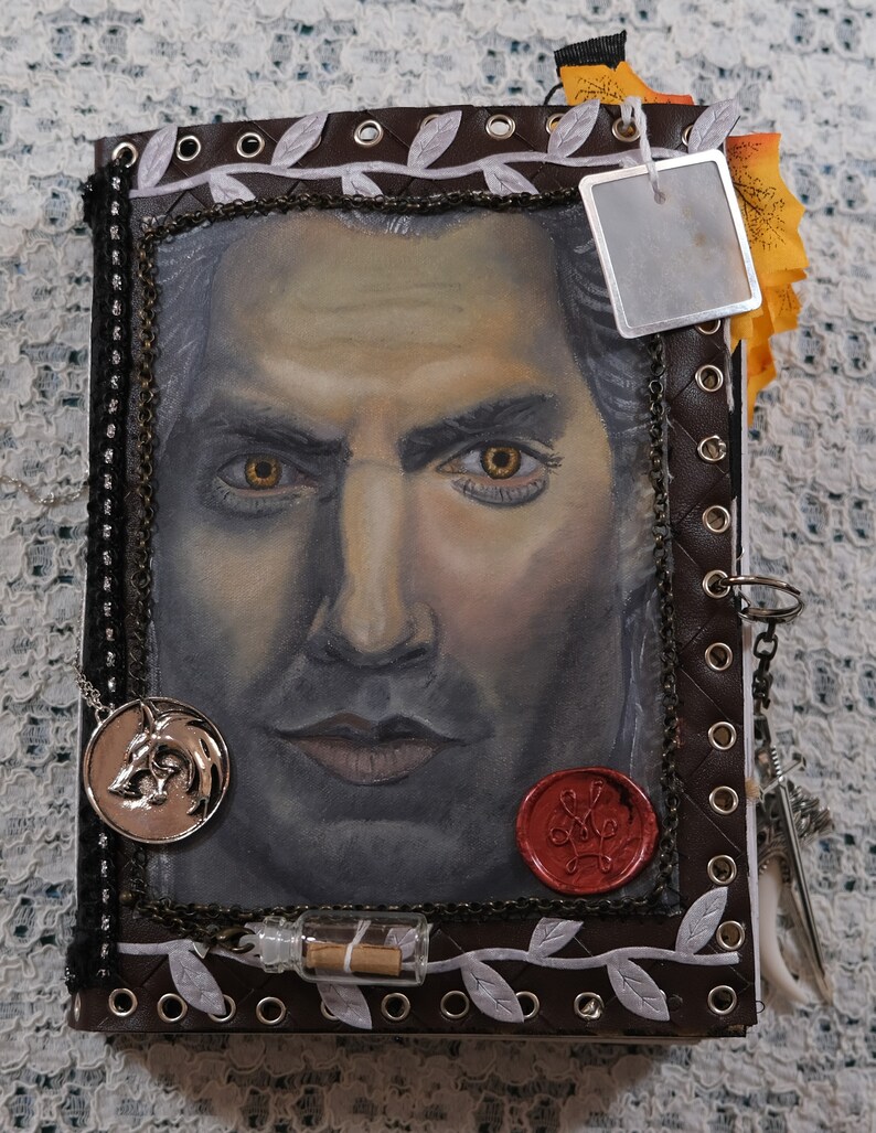 Geralt of Rivia witcher Themed Junk Journal Maddire Memory Maker - Etsy