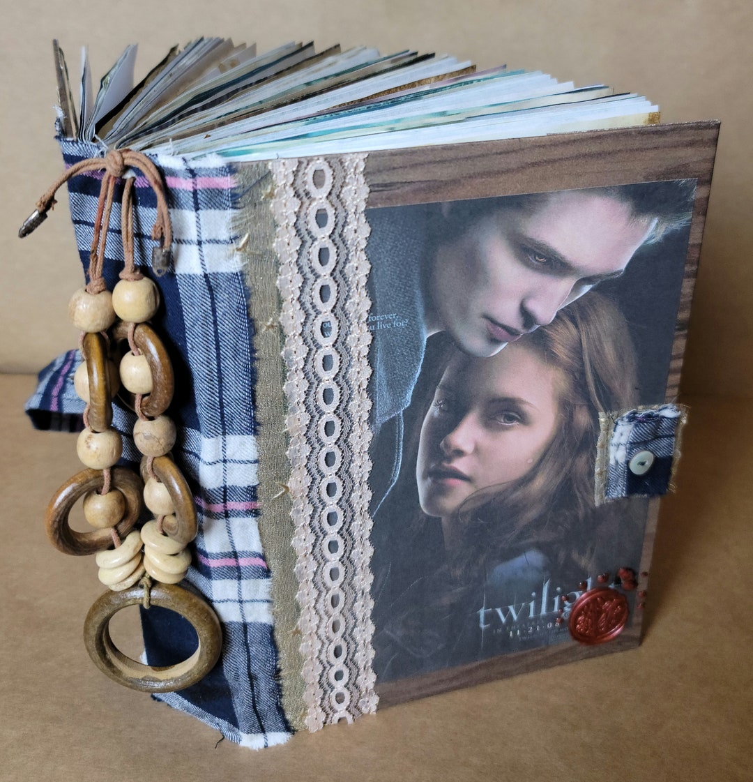 Twilight Themed Writing Journal Junk Journal Edward Bella Jacob ...