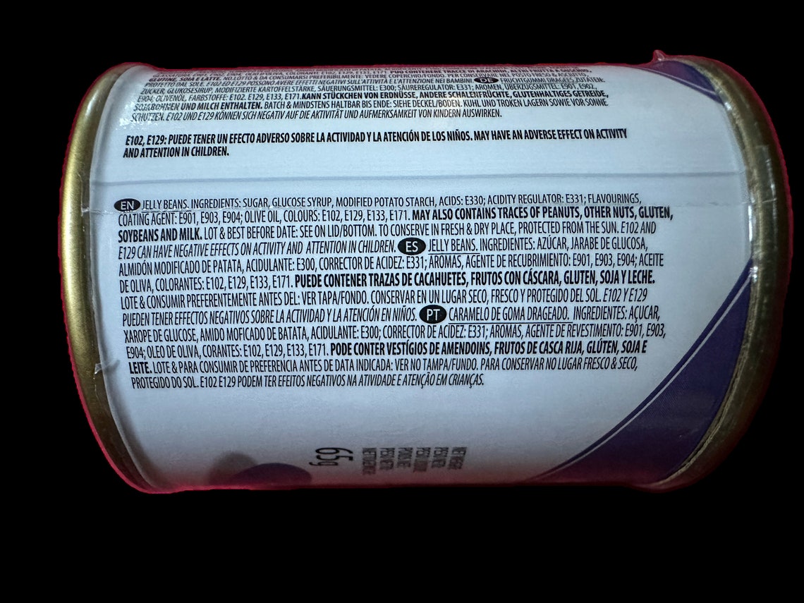 Salysol Jelly Beans Candy Sweets Tin 65g - Etsy