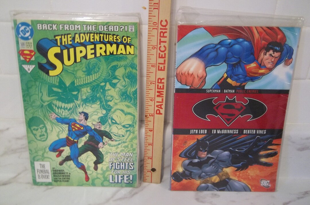 Superman Comic Books includes Both Shown in Photo - Etsy
