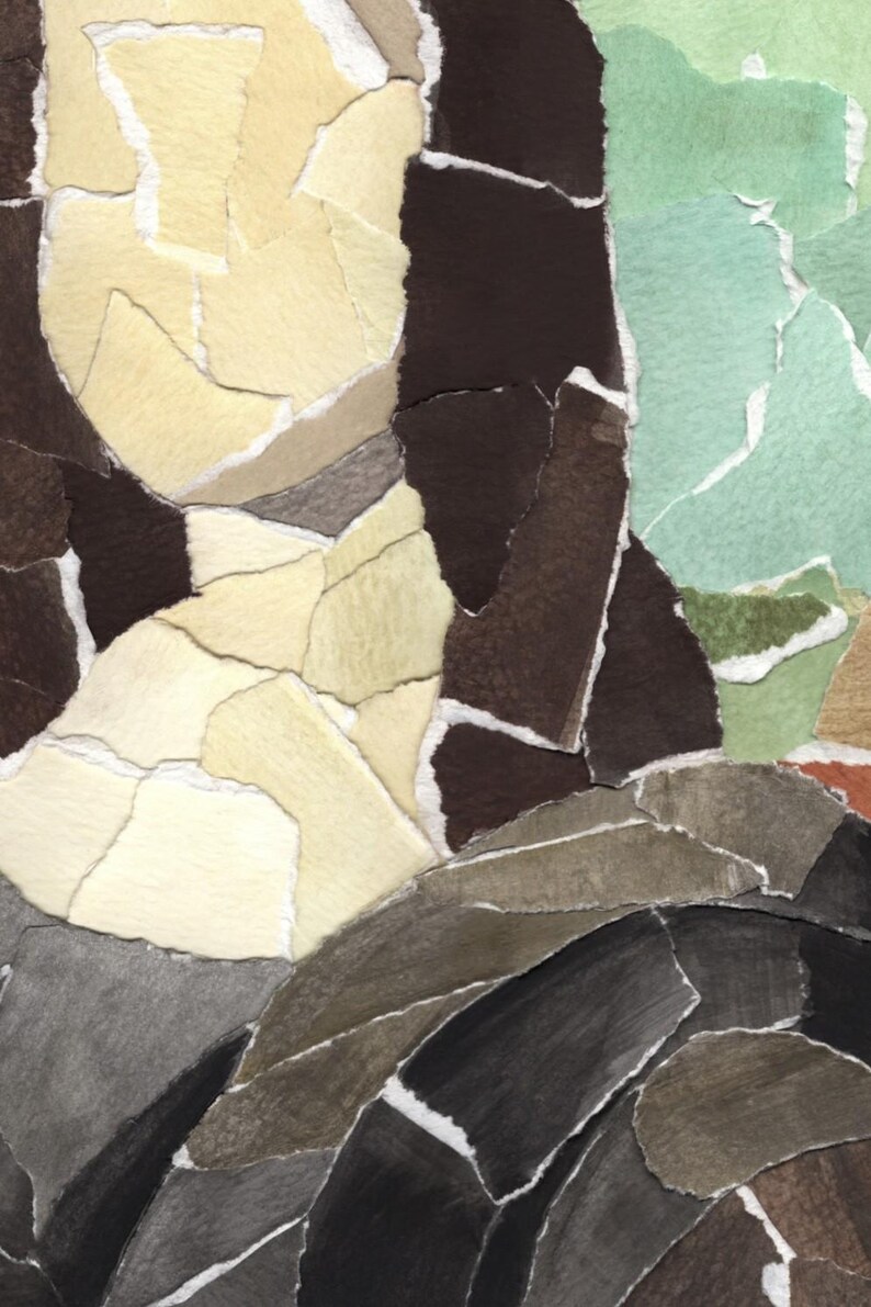 Mona Lisa Greeting Card - Etsy