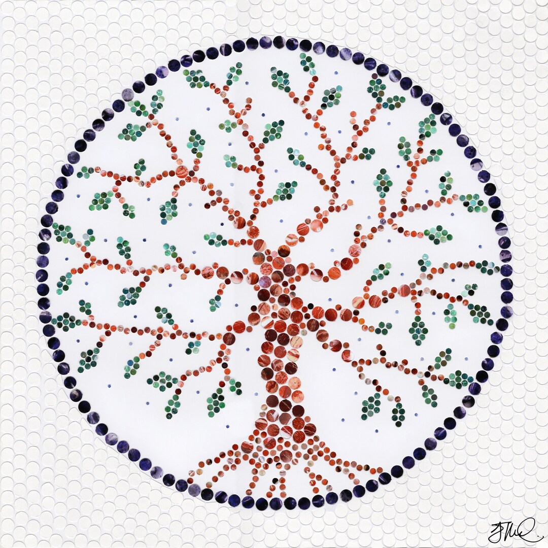 Tree of Life Collage Art Print - Etsy