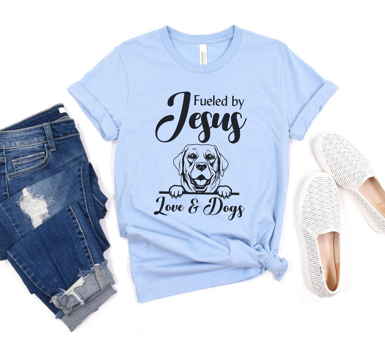 Jesus Labrador Retriever Dog Tshirt Dog Lover Religious T-shirt Gift ...