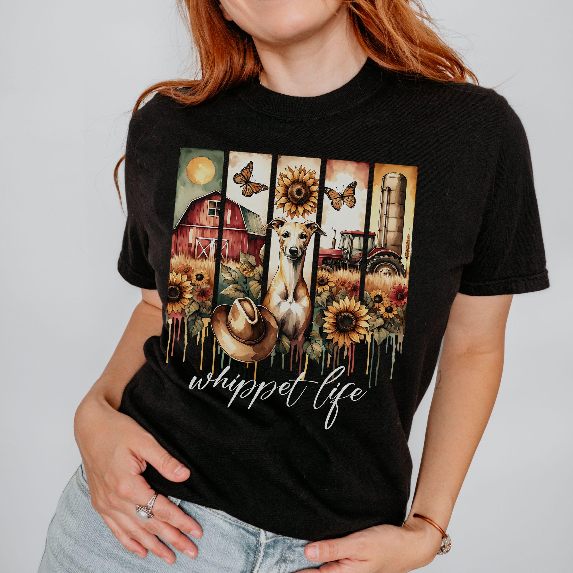 Whippet T-shirt, Whippet Life Shirt, Comfort Colors 1717 Tee ...