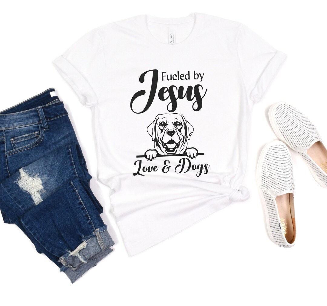 Jesus Labrador Retriever Dog Tshirt Dog Lover Religious T-shirt Gift ...