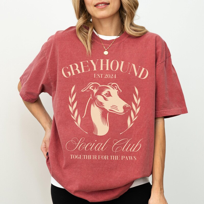 Greyhound T Shirt - Etsy