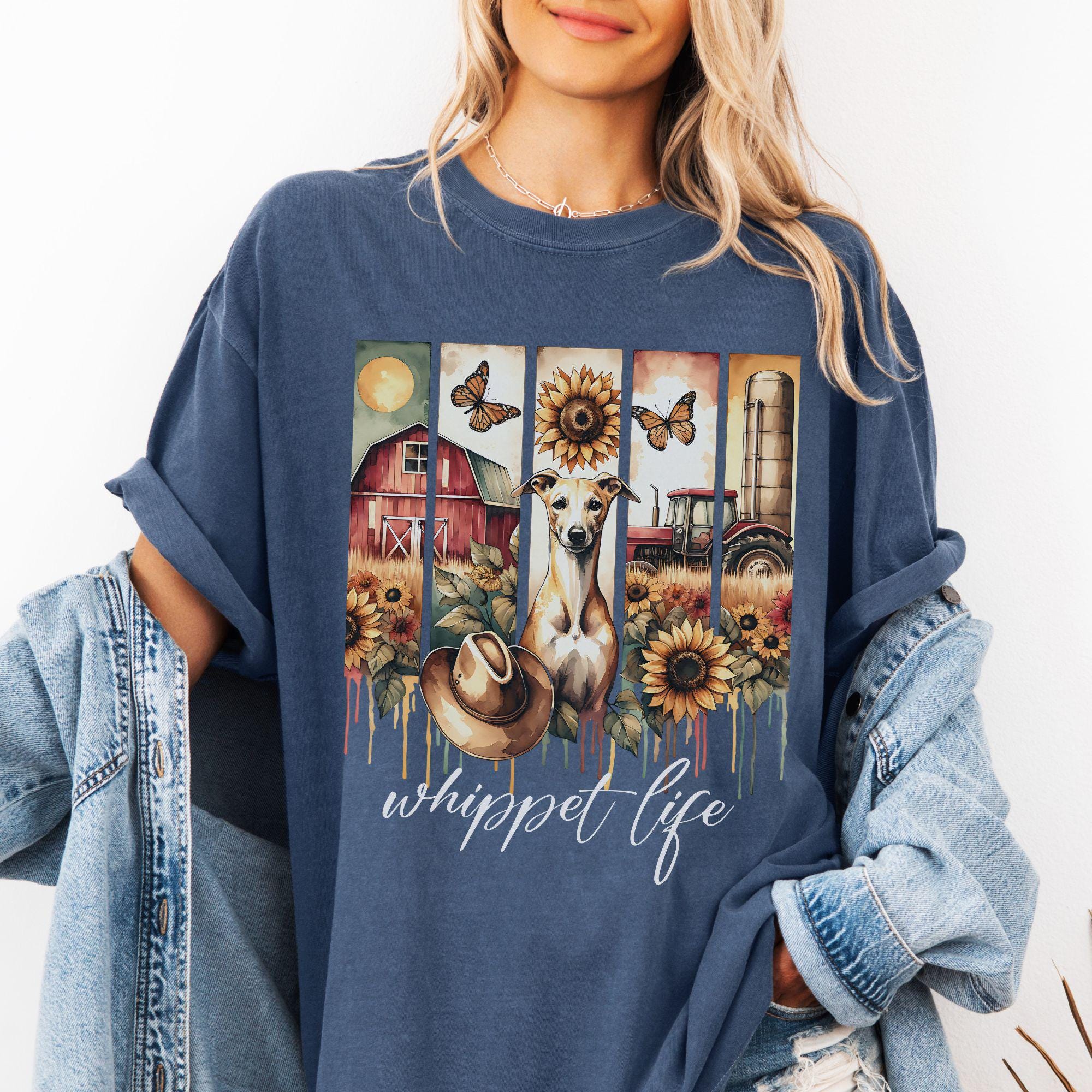 Whippet T-shirt, Whippet Life Shirt, Comfort Colors 1717 Tee ...