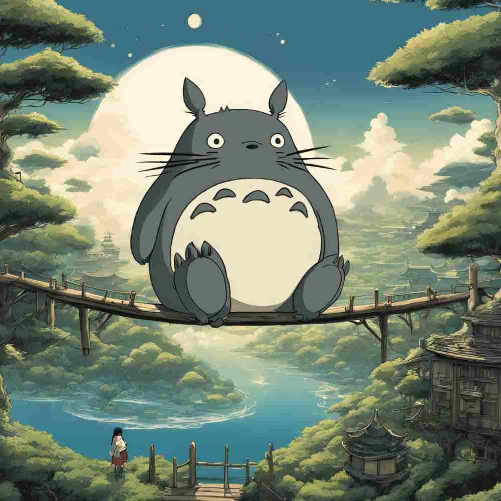 Studio Ghibli Inspired Clipart 19 Digital Papers, Vibrant Japanese ...