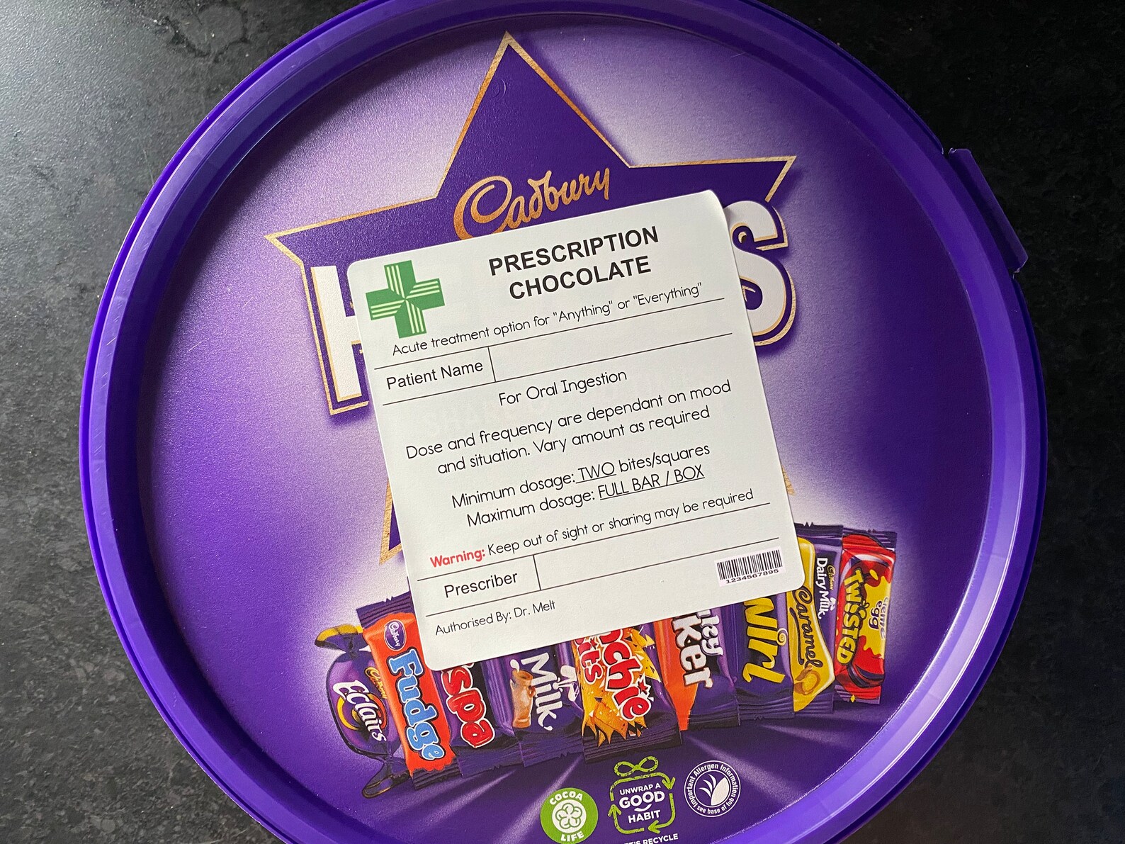 Prescription Chocolate Label! PRINTABLE Prescription Label for All ...