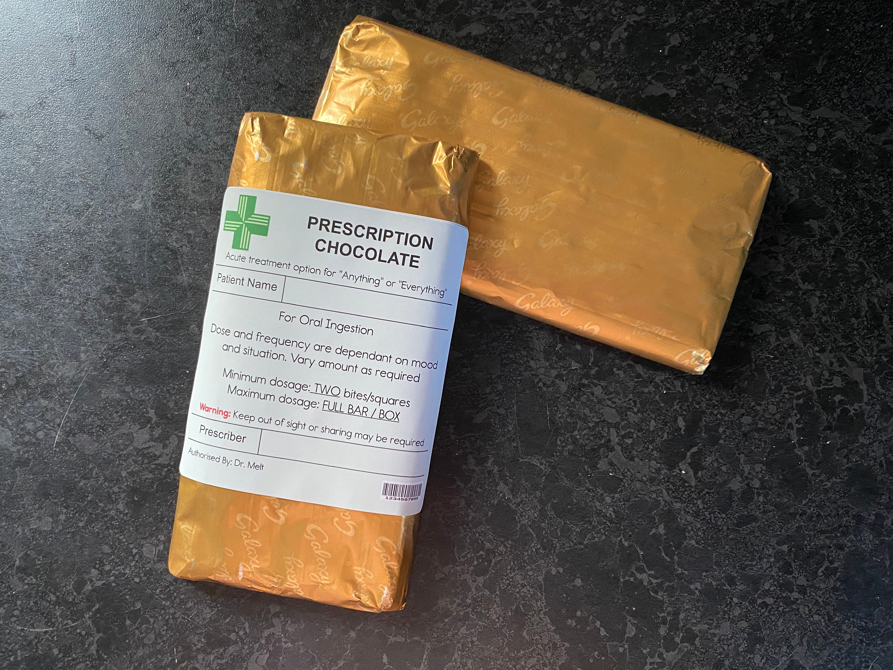 Prescription Chocolate Label! PRINTABLE Prescription Label for All ...