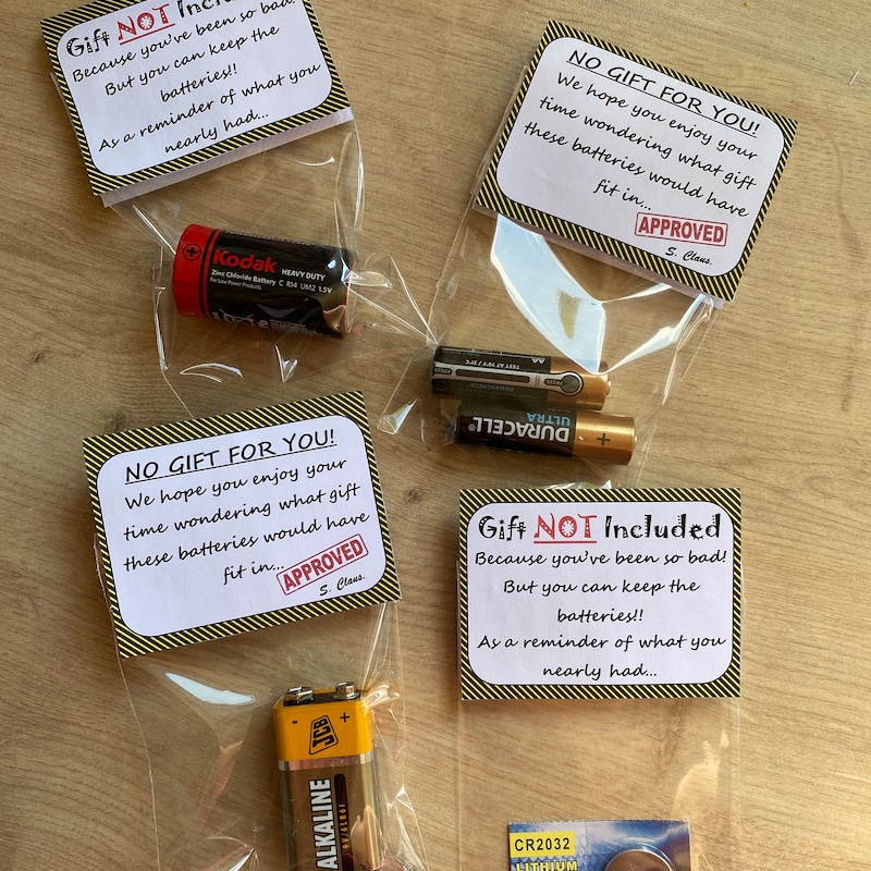 Printable Gift Not Included Tags - 60+ Gift Ideas for 2025