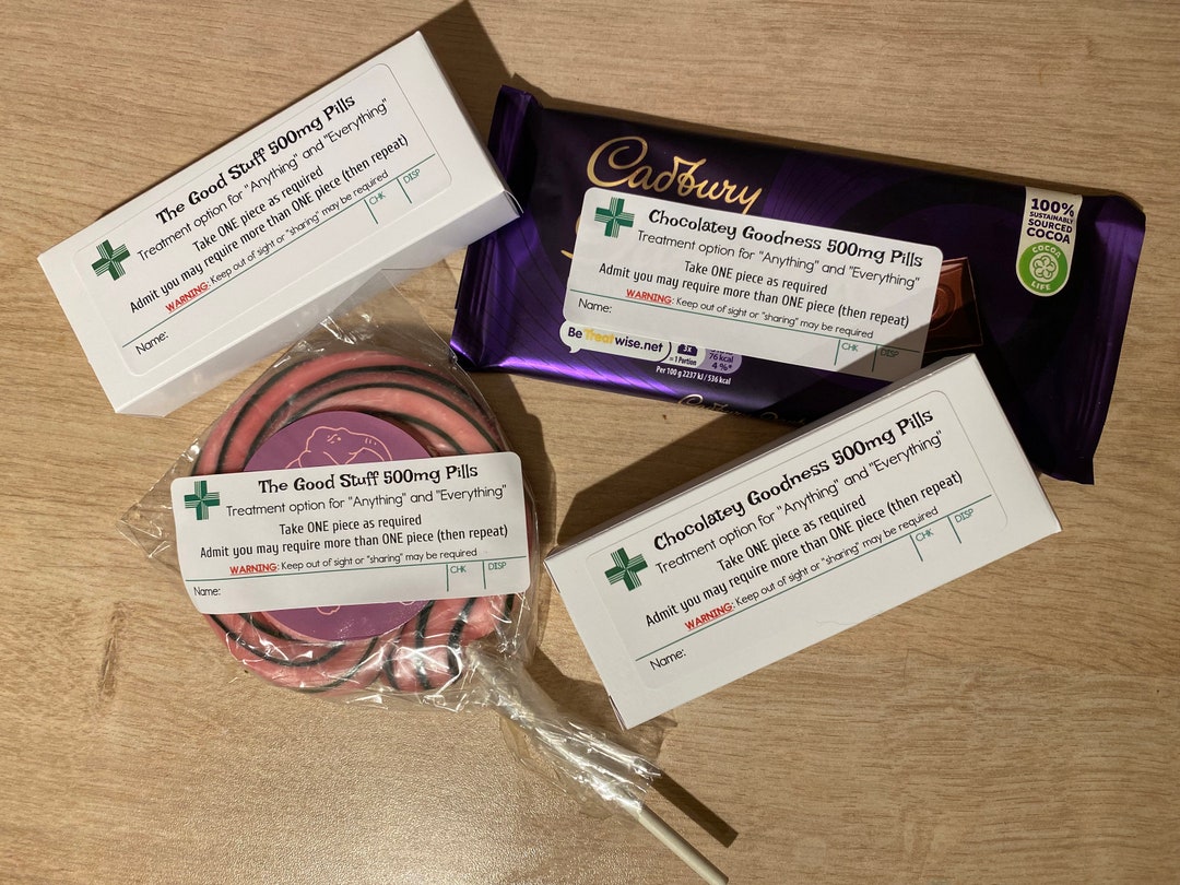 Prescription "chocolatey Goodness" and "the Good Stuff" Prescription ...