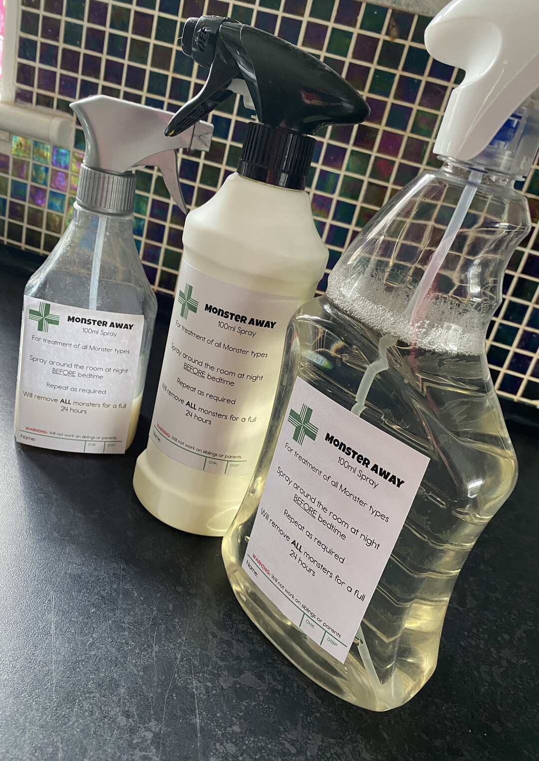 Prescription Monster Away! Printable Prescription Label for Monster ...