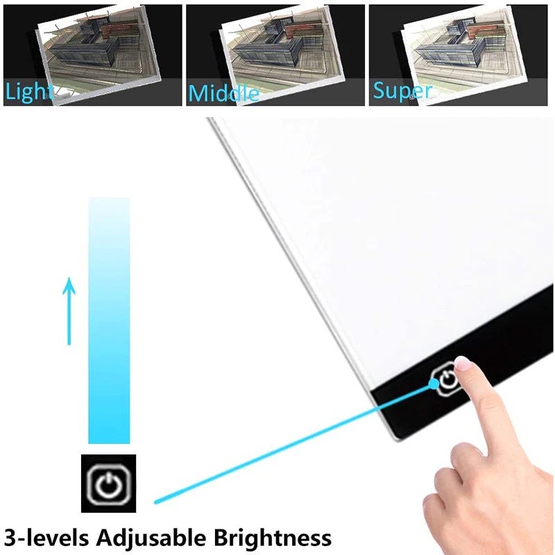 Dimmable LED Light Drawing/tracing Board Pad A3/A4/A5 - Etsy