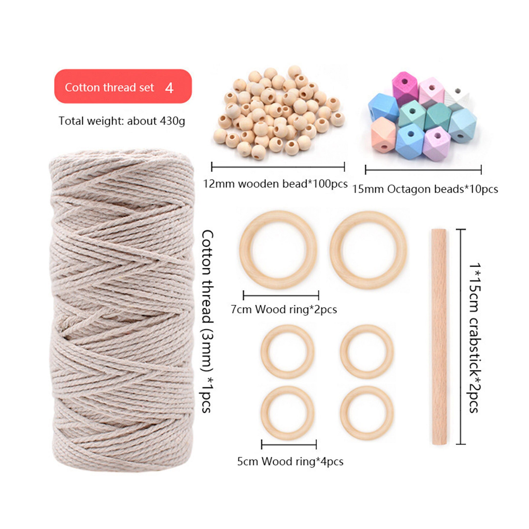 A Set of DIY Macrame Materials - Etsy