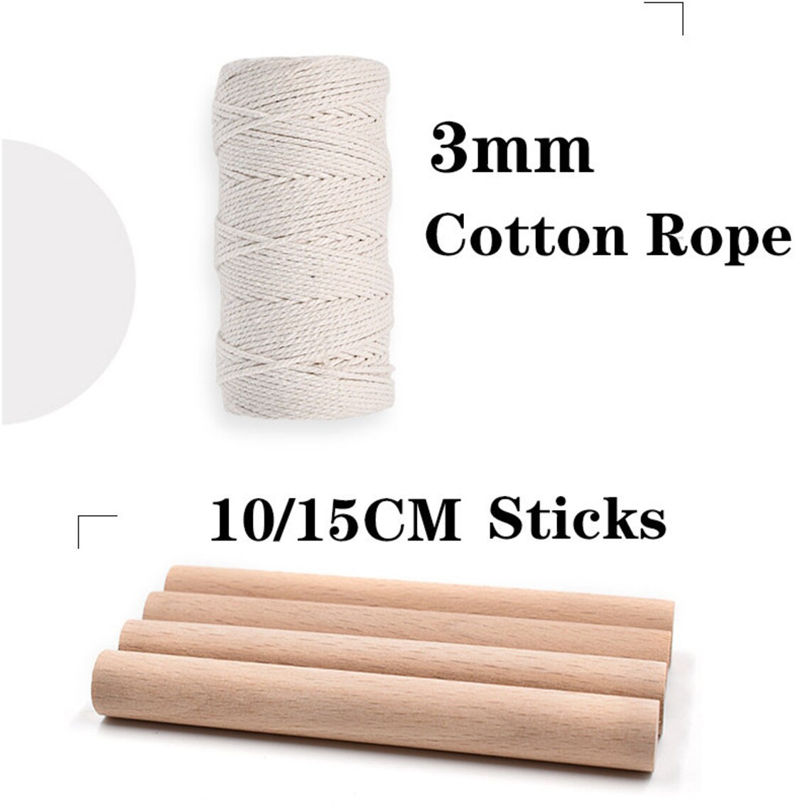 A Set of DIY Macrame Materials - Etsy