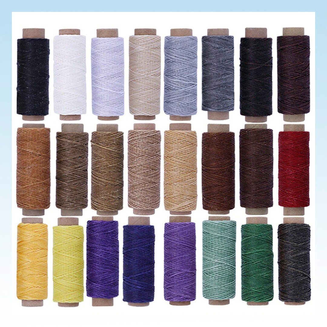 24-colour 150D Waxed Sewing Thread - Etsy