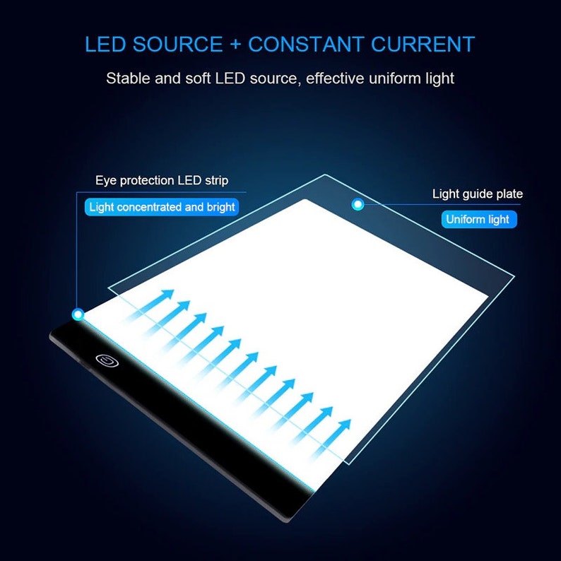 Dimmable LED Light Drawing/tracing Board Pad - A3/A4/A5 - Etsy