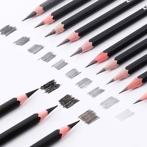 14 PCS Professional Graphite Pencil Set - Etsy