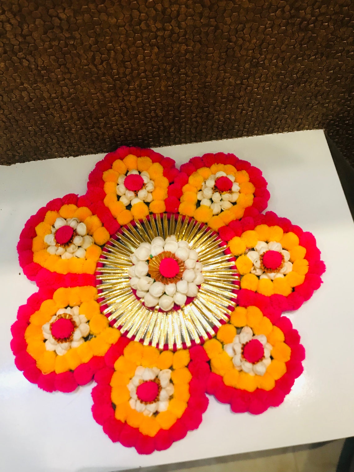 Aesthetic Rangoli Set, Pom Pom, Festive Home Decor, Housewarming ...