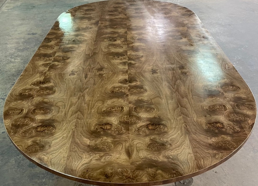 Custom Made to Order Burl Wood Dining Table Conference Table Custom ...
