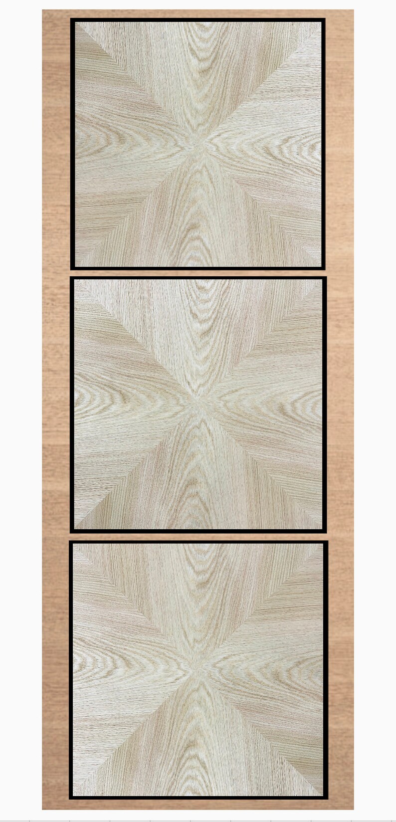Genuine White Oak Veneer Custom Panels Door Insert Panels Table Tops ...
