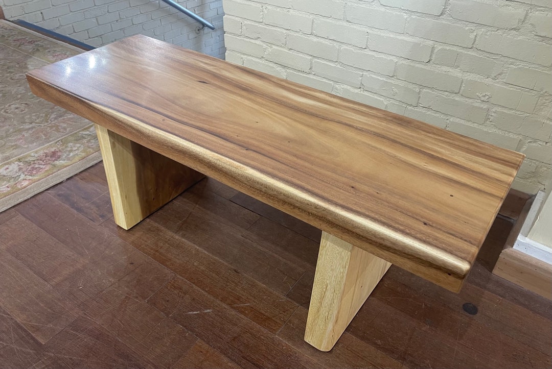 Teak Wood Live Edge Bench: Indoor Outdoor Driftwood Furniture - Etsy
