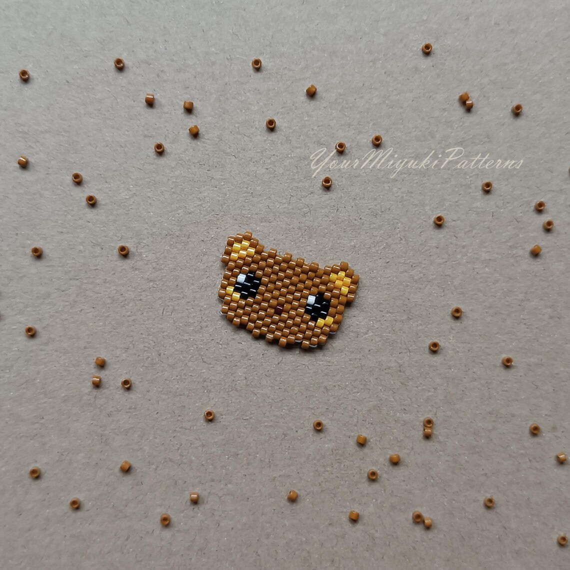 Seed Bead Bunny and Bear Brick Stitch Patterns PDF Animal Beading ...