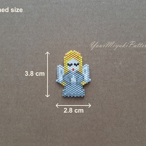 Beaded Angel Brick Stitch Pattern Beading Tutorial PDF Seed Bead ...