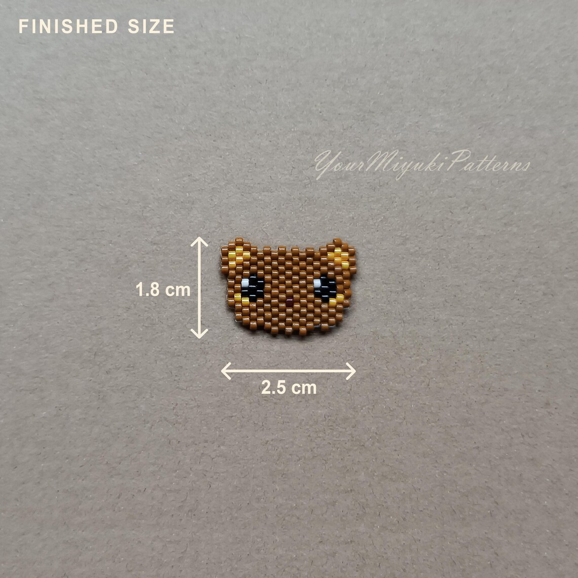 Seed Bead Bunny and Bear Brick Stitch Patterns PDF Animal Beading ...