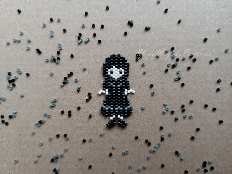 Wednesday Pattern Brick Stitch Pattern Beading Tutorial Miyuki Pattern ...