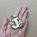 Brick Stitch Pattern Floral Letter J Seed Bead Pattern Miyuki Pattern ...