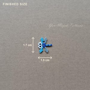 Seed Bead Pattern Butterfly Dragonfly Mosquito Brick Stitch Beading ...