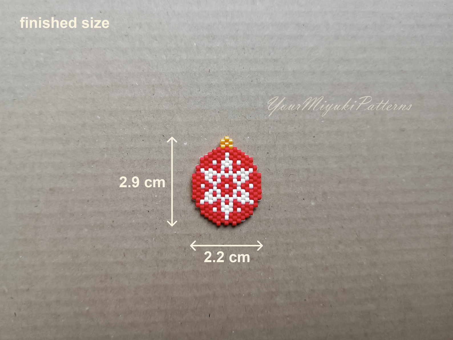Christmas Balls Bead Pattern Set, Christmas Embroidery, Beading Brick ...