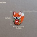 Cozy Foxes Animals Bead Pattern PDF Brick Stitch Beading Seed Bead ...