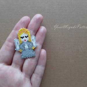 Beaded Angel Brick Stitch Pattern Beading Tutorial PDF Seed Bead ...